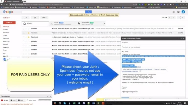 Serp Digger Review - Extract Valid Emais From Linkedin Twitter ...